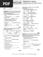 Grammar Quiz Unit 3 (3-3) Group B | PDF | Grammar | Linguistics