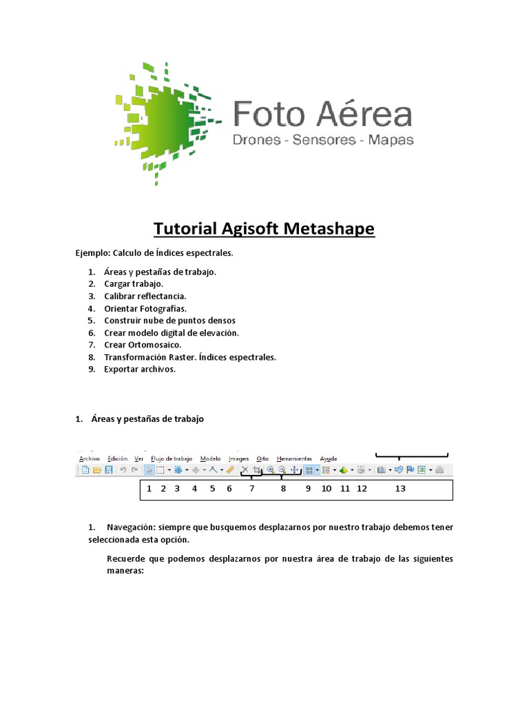 Tutorial Agisoft Metashape - Agro - Ej Curso | PDF | Ventana ...