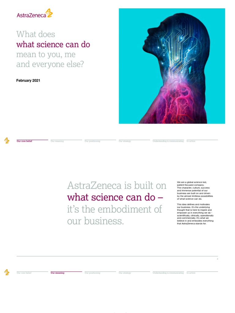 AstraZeneca: What Science Can Do | PDF | Science | Brand