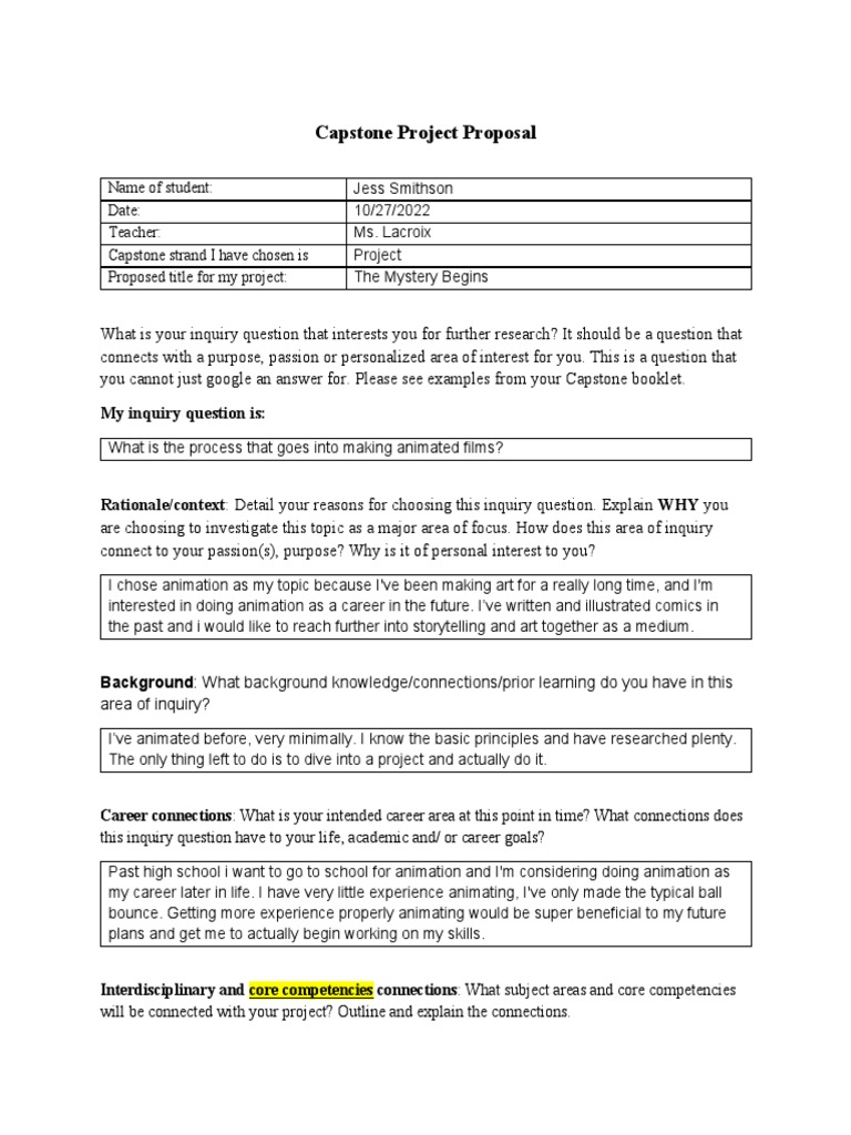 Good Copy Capstone Proposal | Download grátis PDF | Mentorship | Community