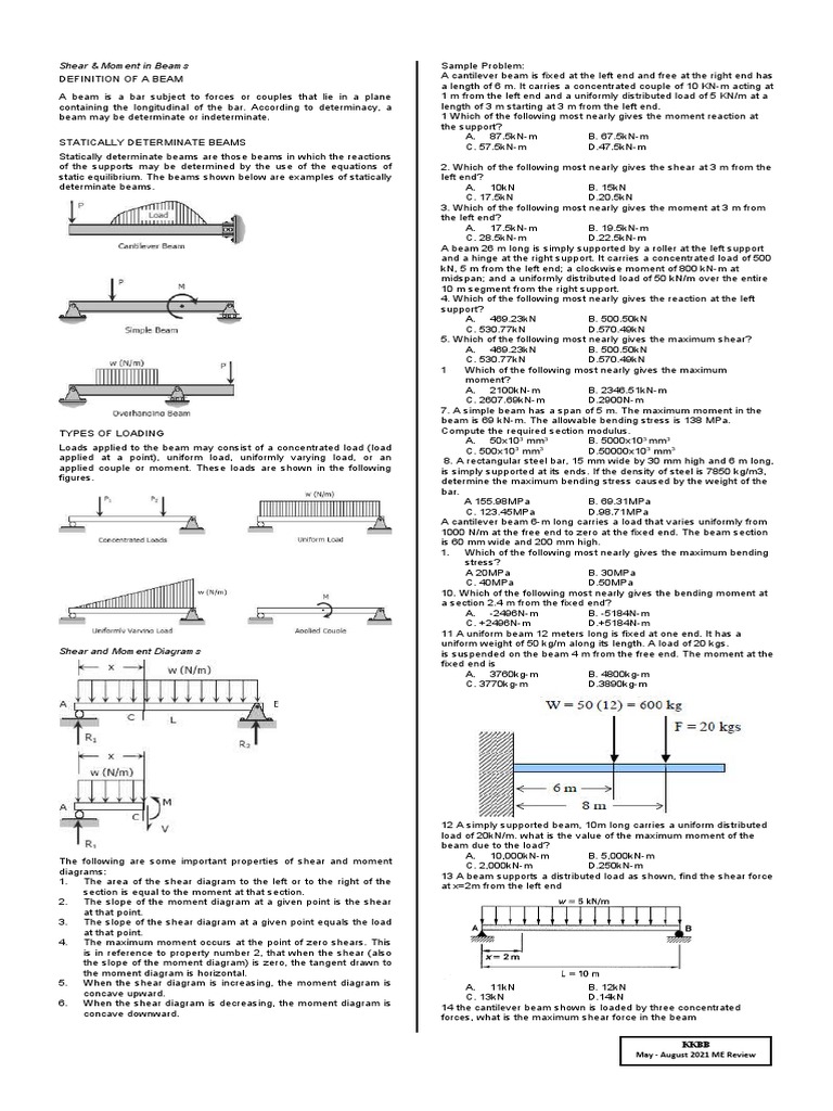 BEAM | PDF | Bending | Beam (Structure)