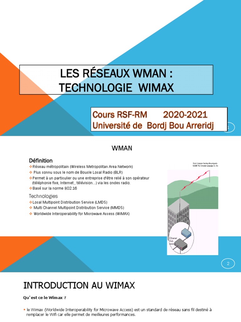 Chap 4-WiMax 2021 | PDF | WiMAX | la communication