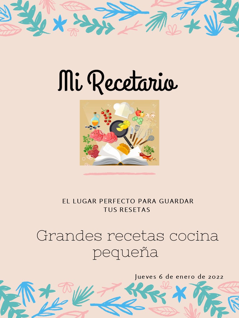 Mi Recetario | PDF