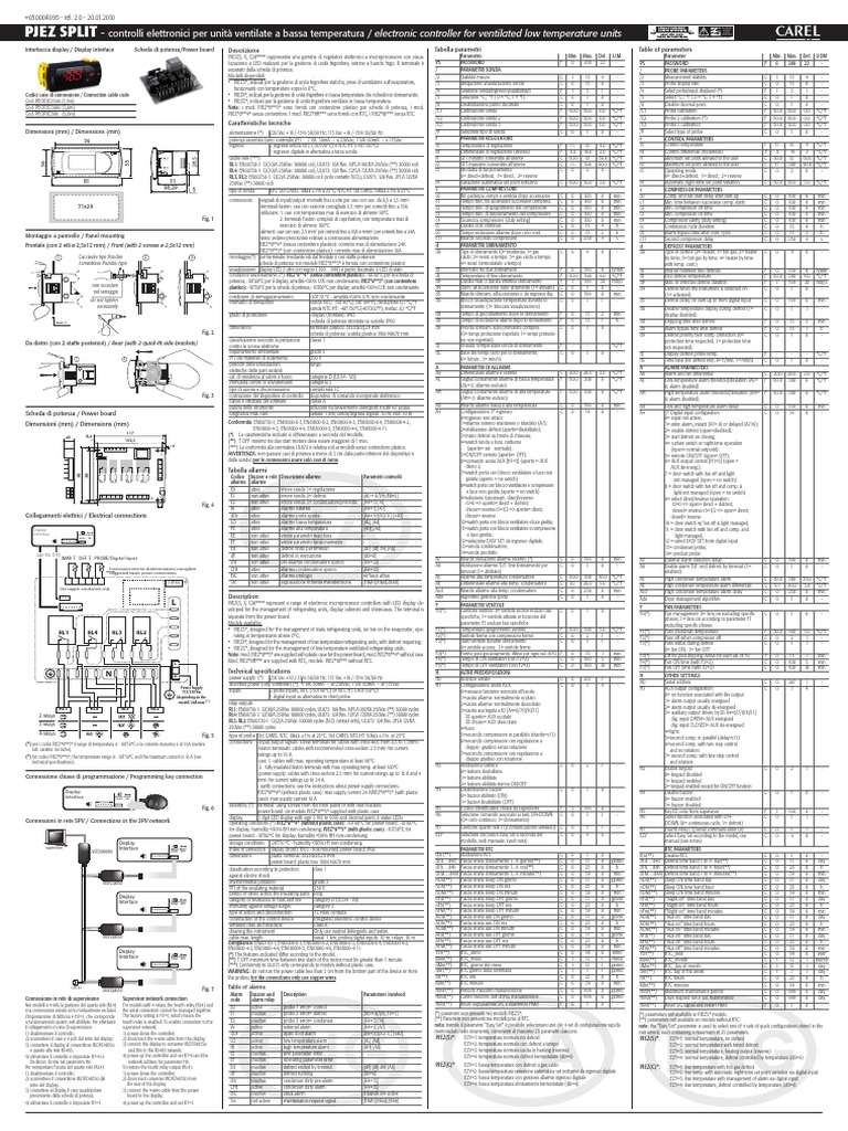 Manual Técnico CAREL EASY Split | PDF