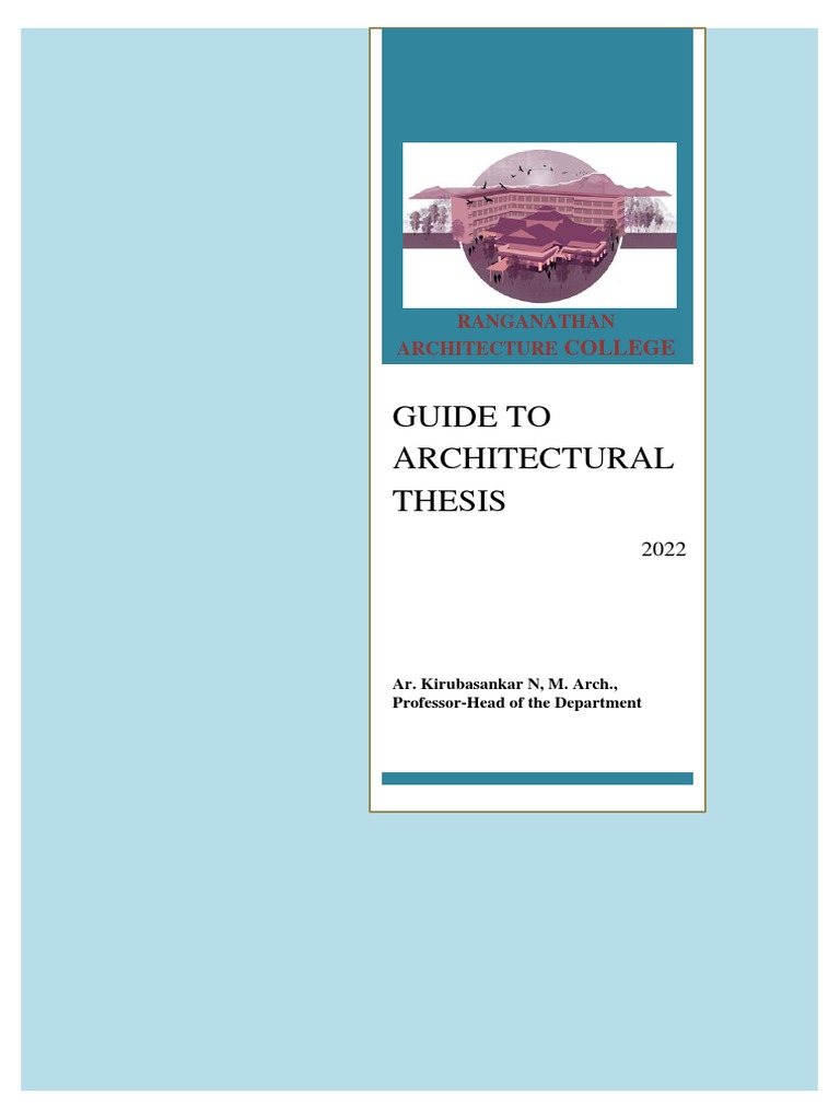 AR 8081 - Thesis | PDF | Thesis | Design