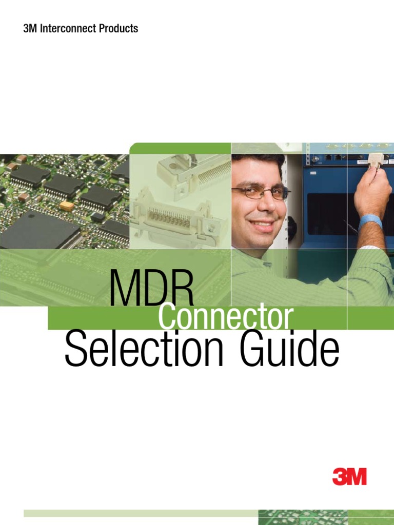 MDR Selection Guide: Connector | PDF | Electrical Connector | Cable