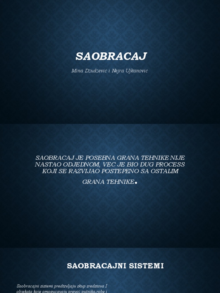 Saobracaj | PDF