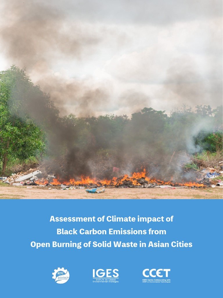 Assessment of Climate Impact of Black Carbon Emissions From Open ... Assessment of Climate Impact of Black Carbon Emissions From Open ...