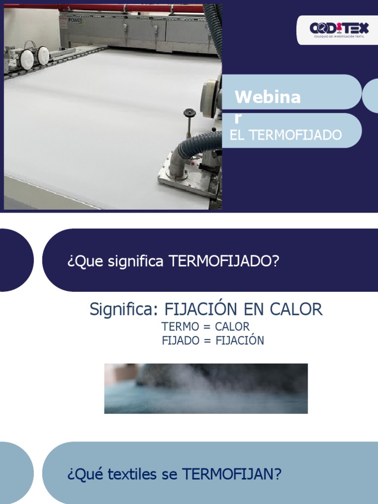 Termofijado Textil - Coditex | PDF | Fibra sintética | Materiales