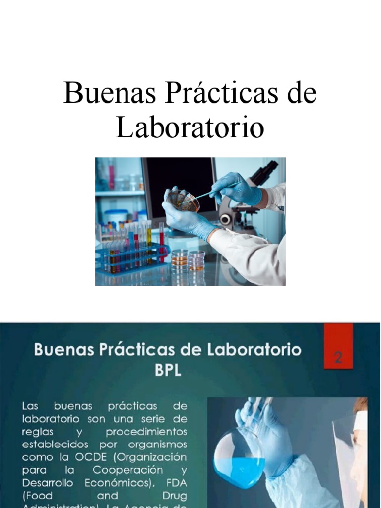 1 Buenas Prácticas de Laboratorio (Introducción) | PDF