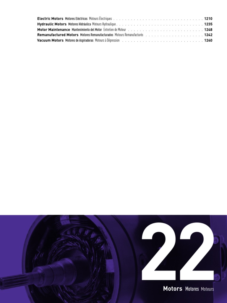Motors Motores Moteurs | PDF | Electric Motor | Mechanical Engineering