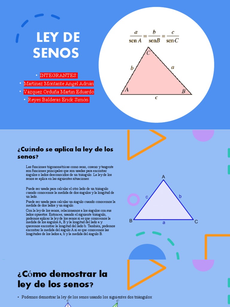 Ley de Senos | PDF