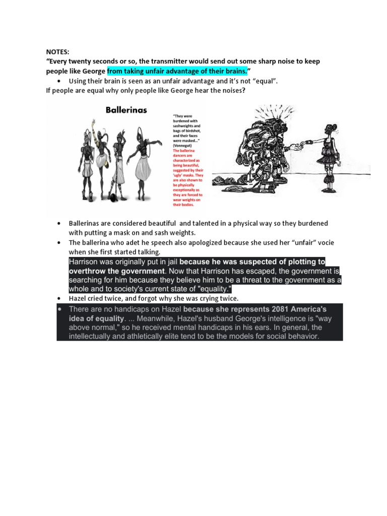 Harrison Bergeron | PDF