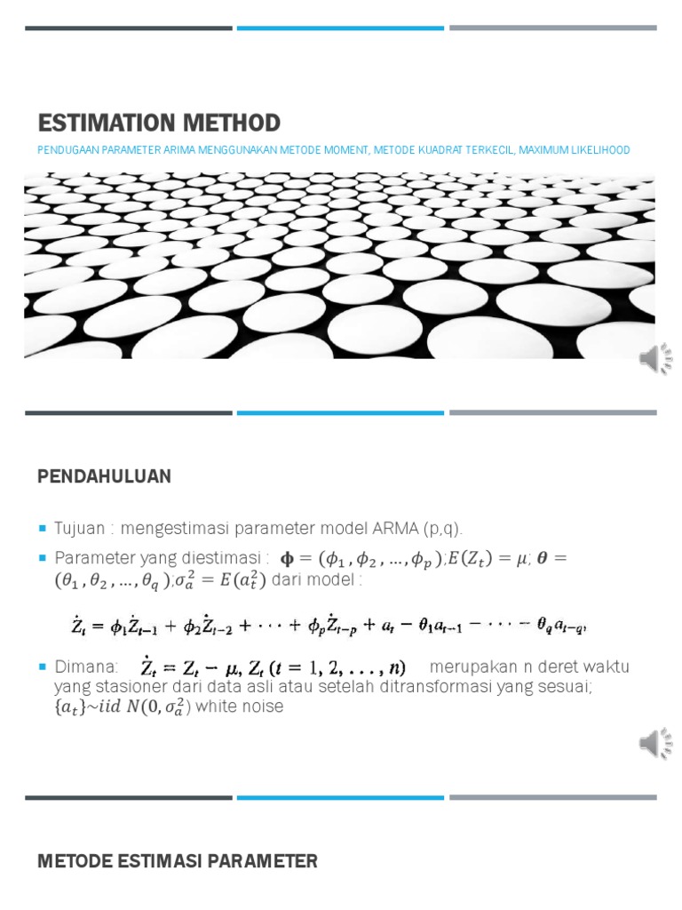 Estimasi Parameter ARIMA Metode OLS | PDF | Metode & Bahan Ajar | Teknologi & Rekayasa