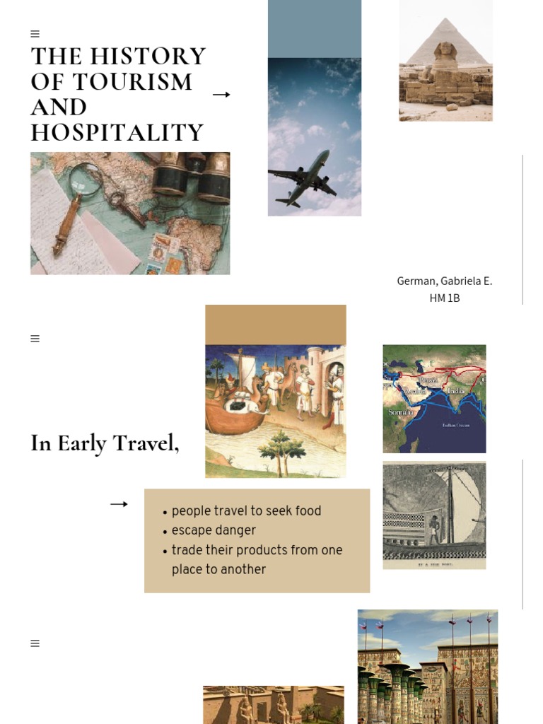 The History of Travel and Hospitality: From Early Travel to Modern ...