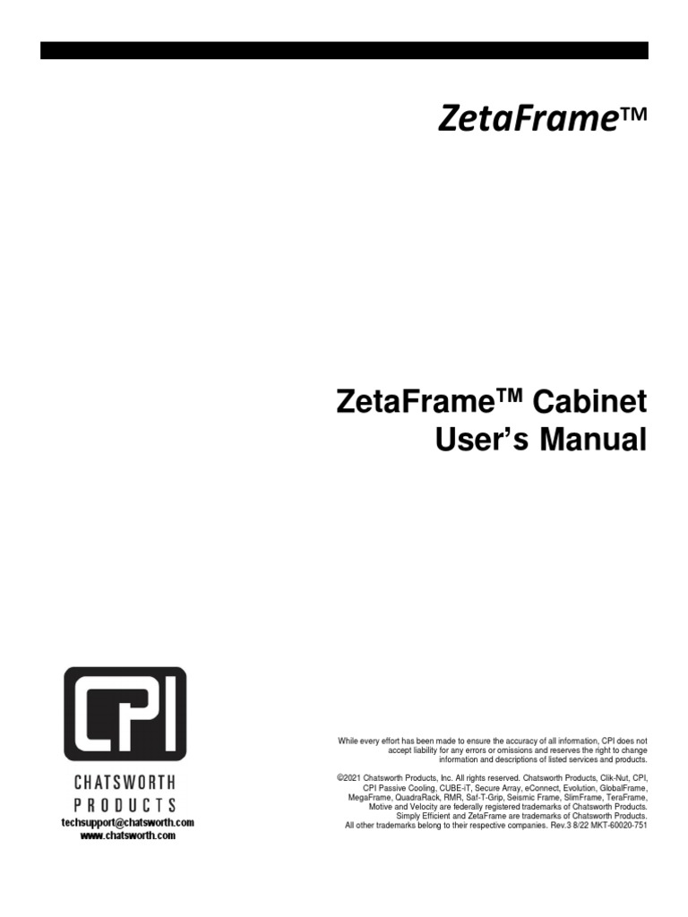 Zetaframe User Manual - Cleaned | PDF | Door | Pallet