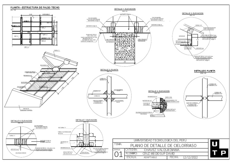 Plano de Cubierta 1 | PDF | Ingeniería de Edificación | Sectores Economicos