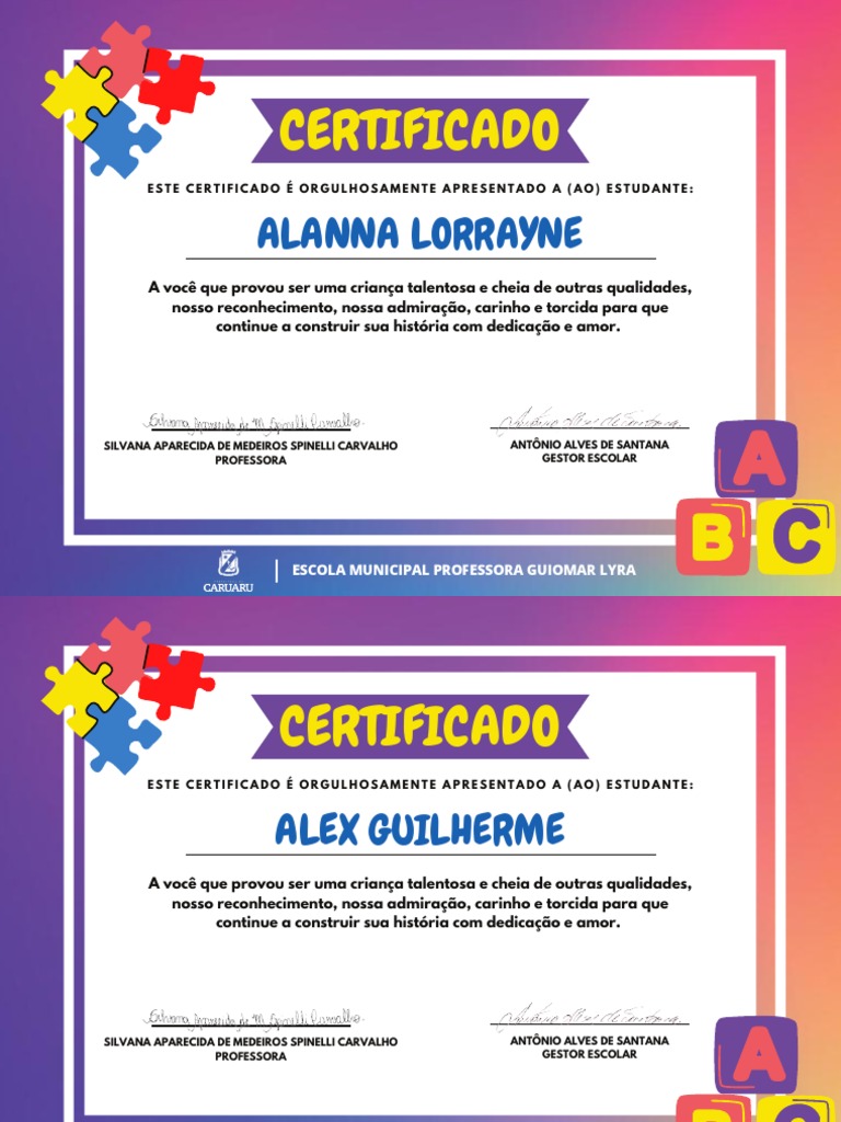 CERTIFICADOS | PDF