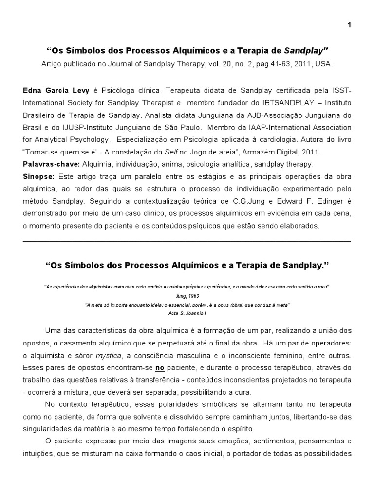 @lquimia Edna Garcia Levy Símbolos Processos Alquímicos | PDF | Carl ...