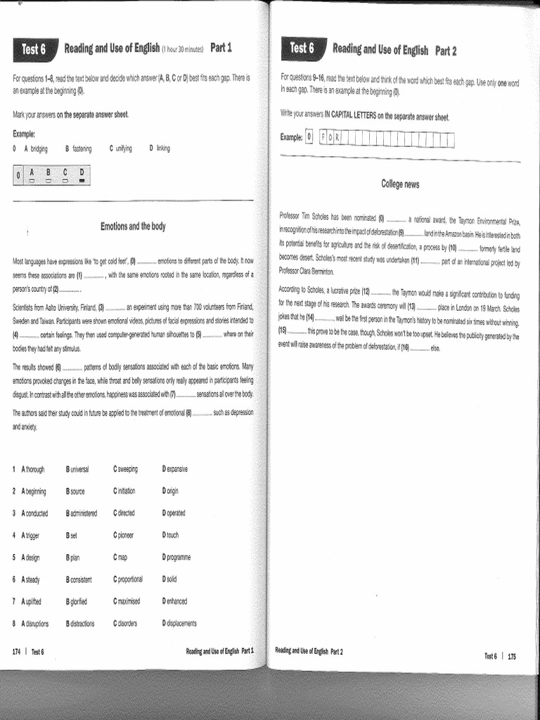 Examen c1 Cambridge | PDF