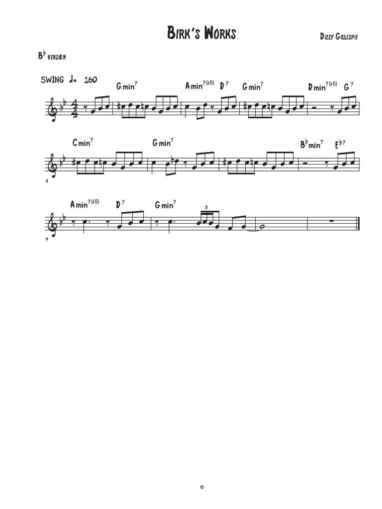 Birk - S Works BB Version - SCORE | PDF
