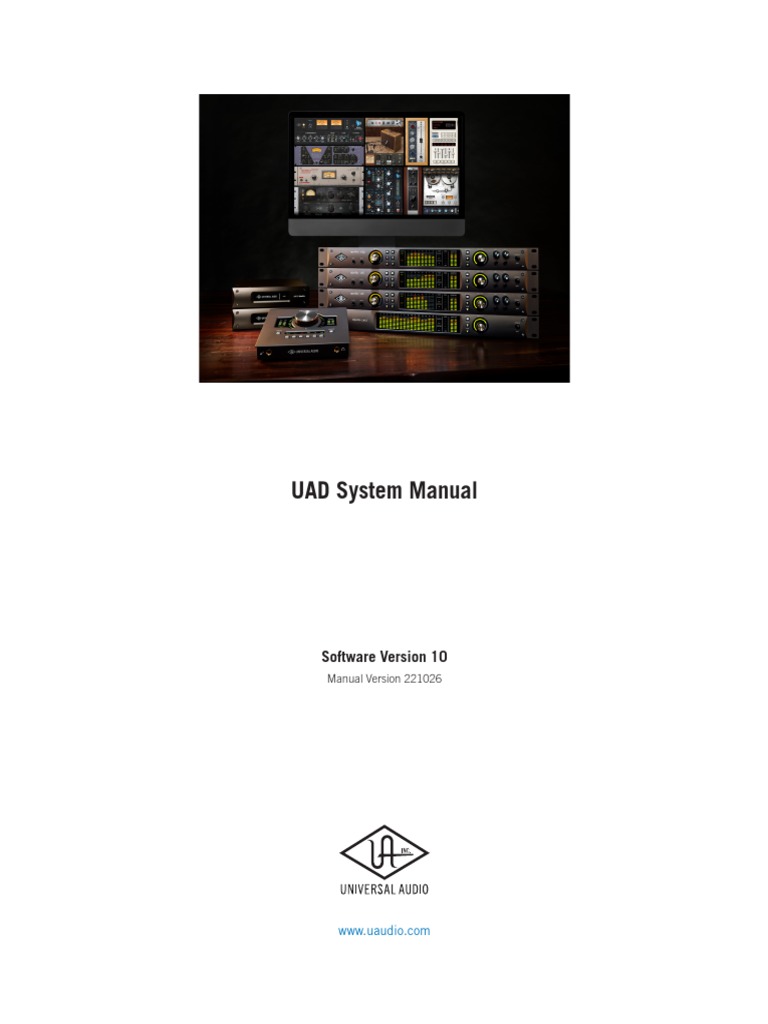 UAD System Manual | PDF | Installation (Computer Programs) | Usb