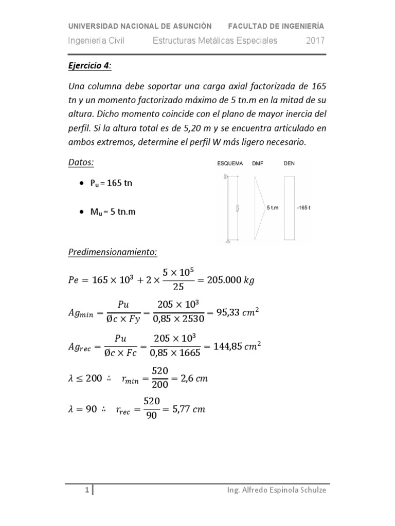 Clase 4 Flexión Compuesta | PDF | Ingeniería