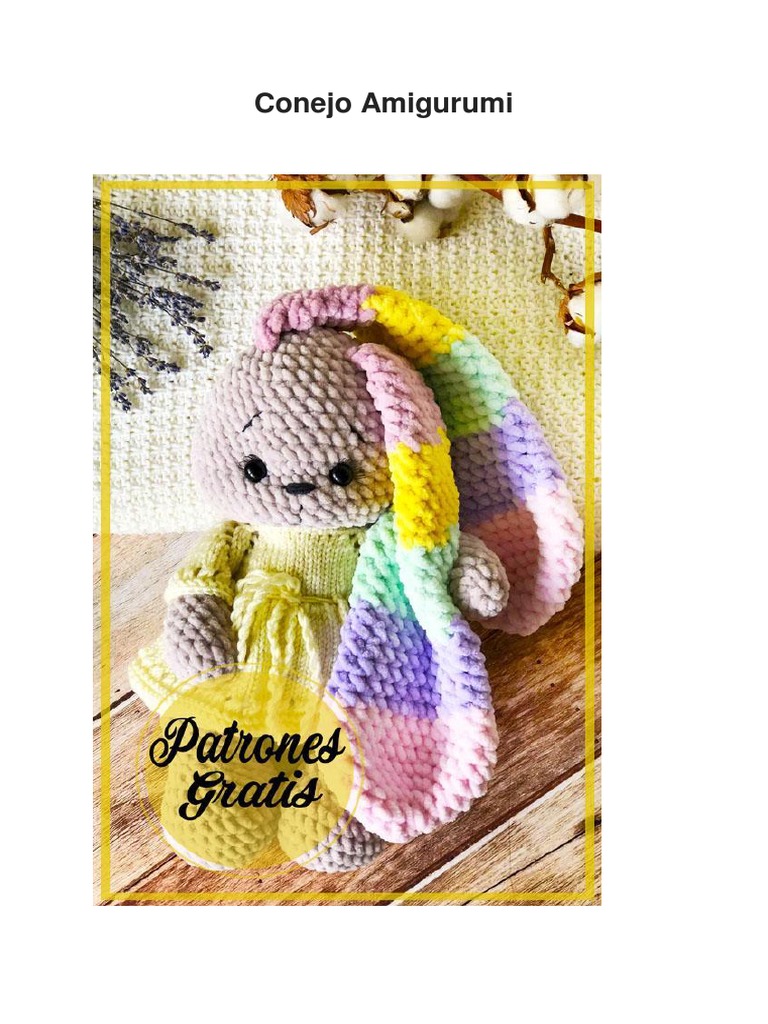 Patrón Conejo Amigurumi Gratis | PDF