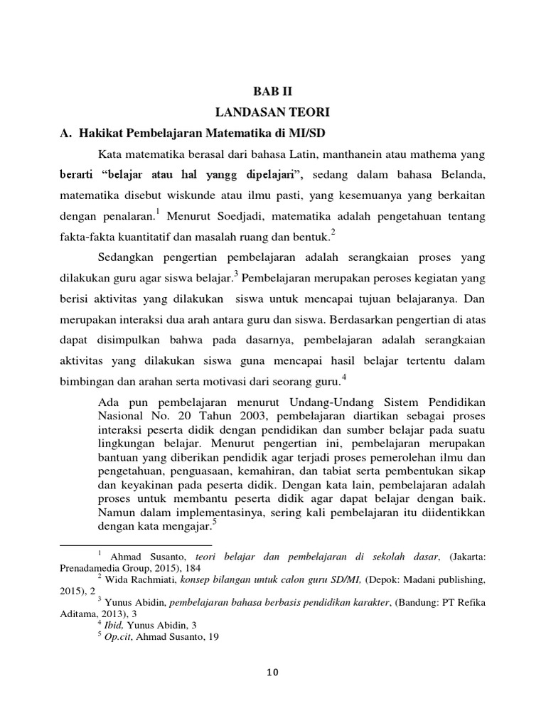 Adoc - Pub - Ahmad Susanto Teori Belajar Dan Pembelajaran Di Se | PDF