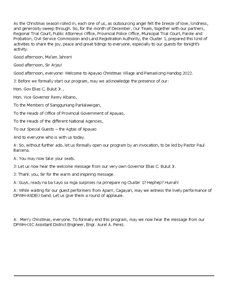 MC Script | PDF | Public Law