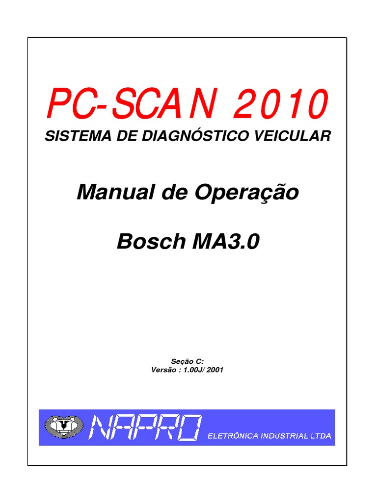 Bosch Ma 3.0 Pc-Scan 2000 | PDF | Injeção eletrônica | Motores