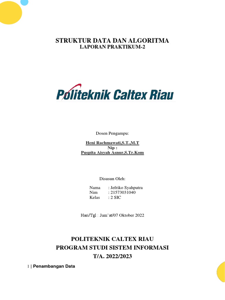 Implementasi Struktur Data dan Algoritma Dasar pada Pemrograman Java | PDF