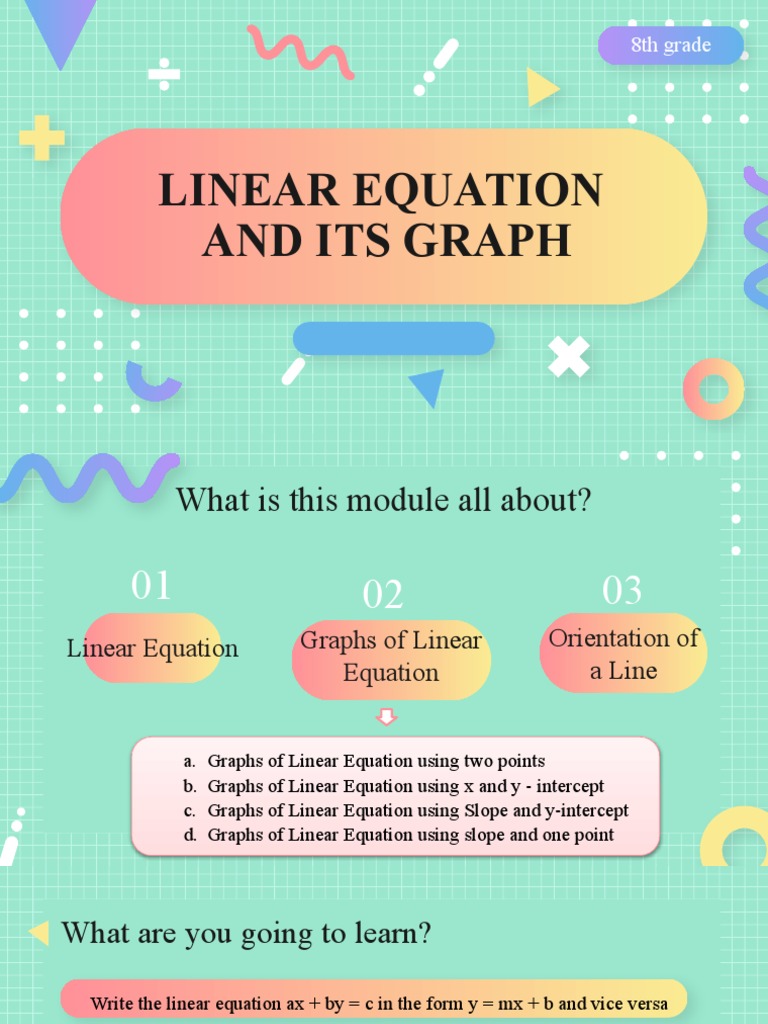 Math 8 Module 4 | PDF | Equations | Mathematical Analysis