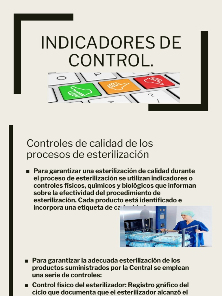 Indicadores de Control en El Ambito Hospitalario - PPTX' | PDF