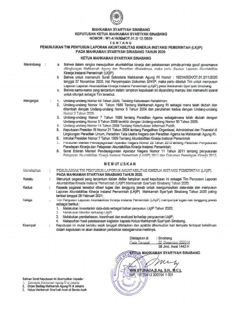 SK TIM Sakip | PDF