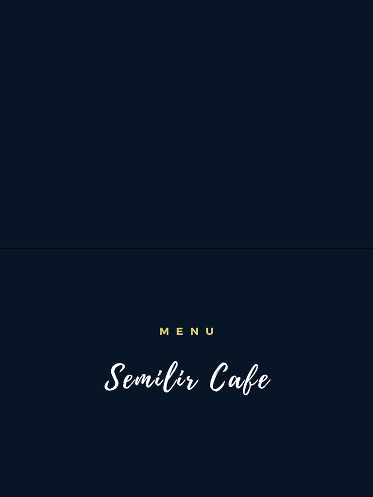 Semilir Menu | PDF