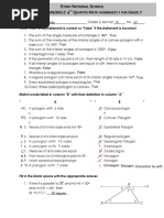 Triangles CBSE PYQ WORKSHEET | PDF | Triangle | Euclid