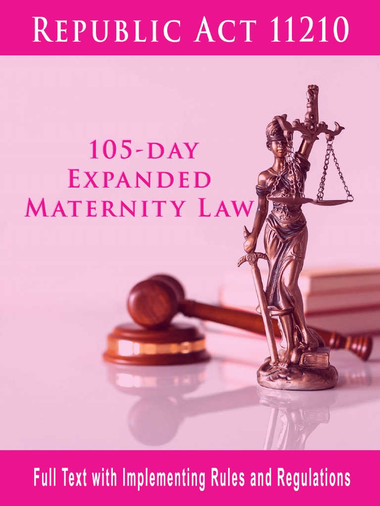 105-Day Expanded Maternity Leave Act | PDF | Parental Leave | Welfare