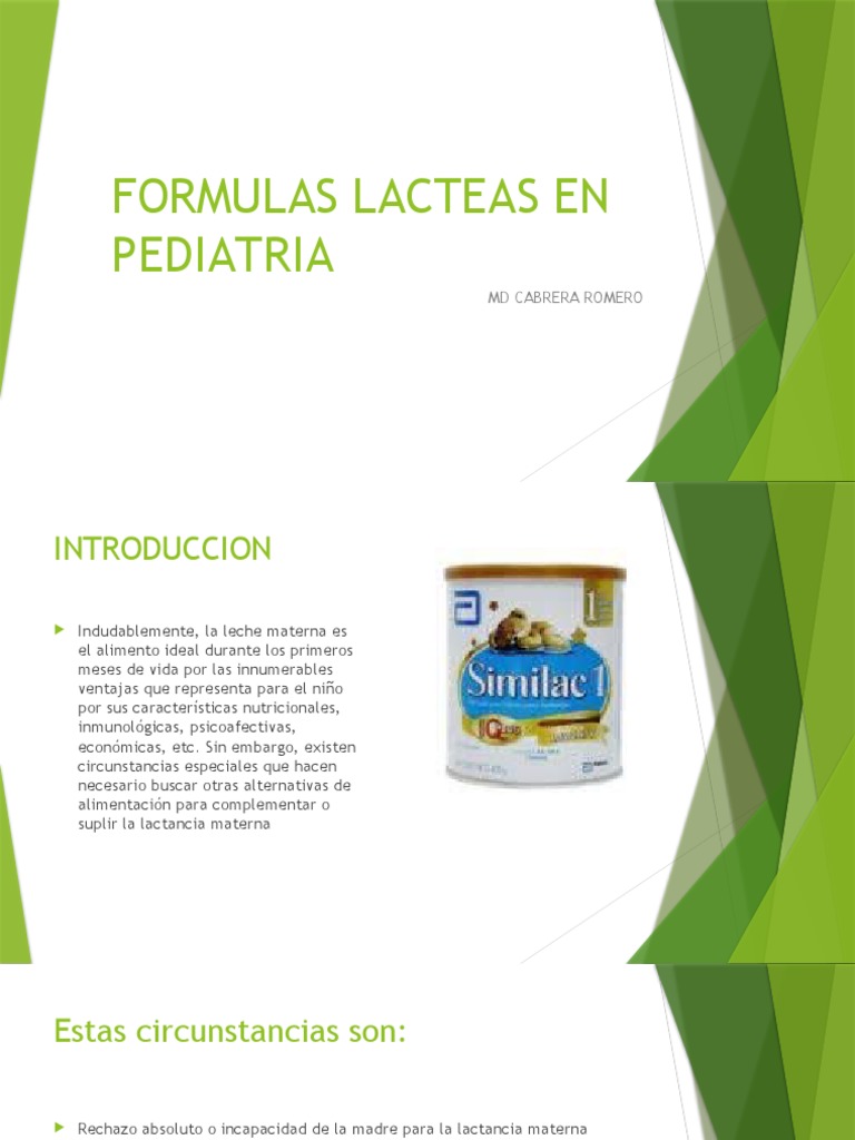 Formulas Lacteas | PDF | Leche | La leche materna