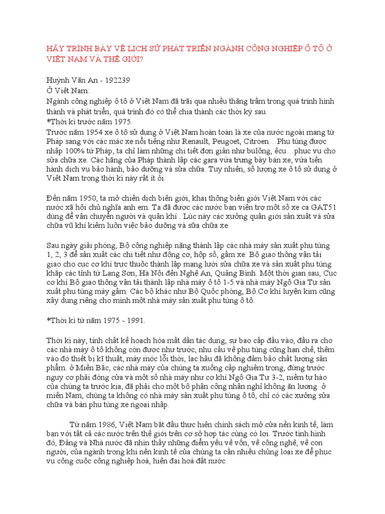 Hu NH Văn An - 192239 | PDF