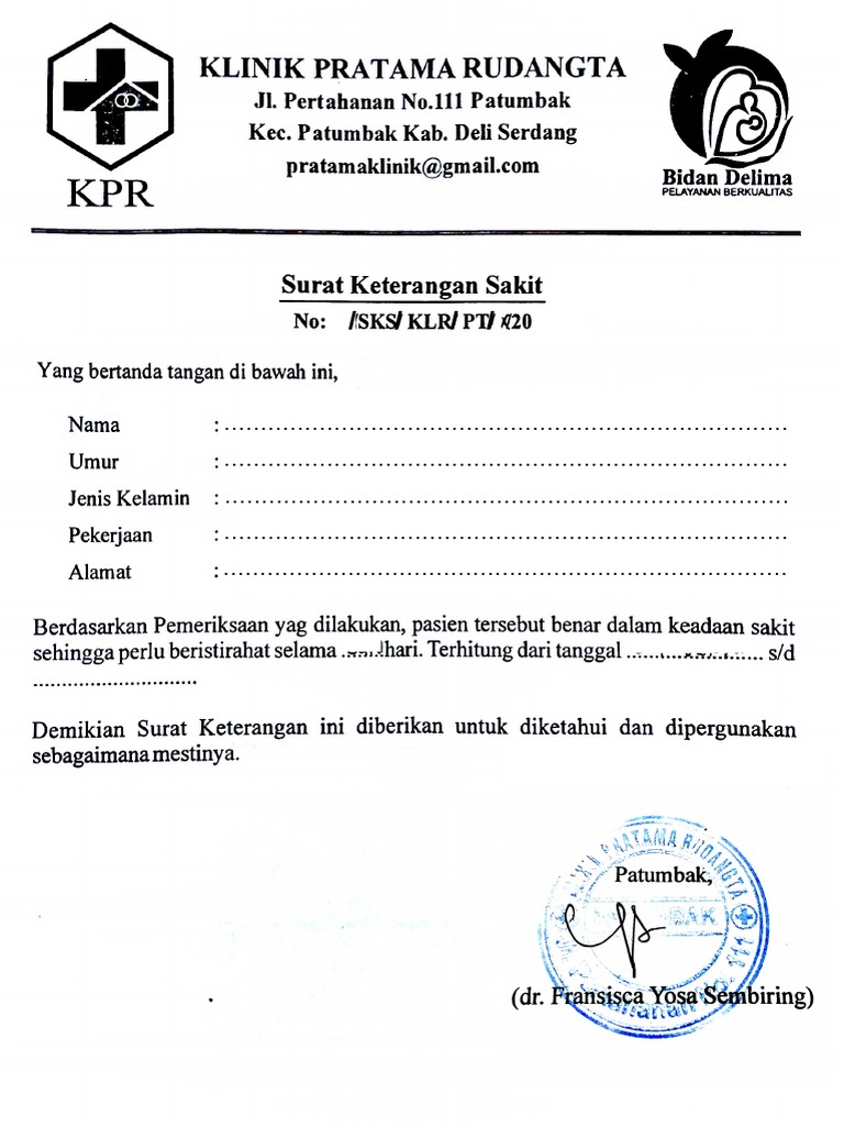 surat sakit | PDF