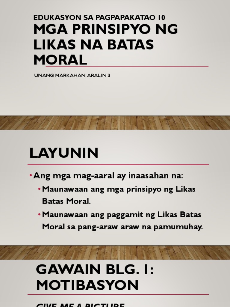 Esp Q1 Lesson 3 | PDF