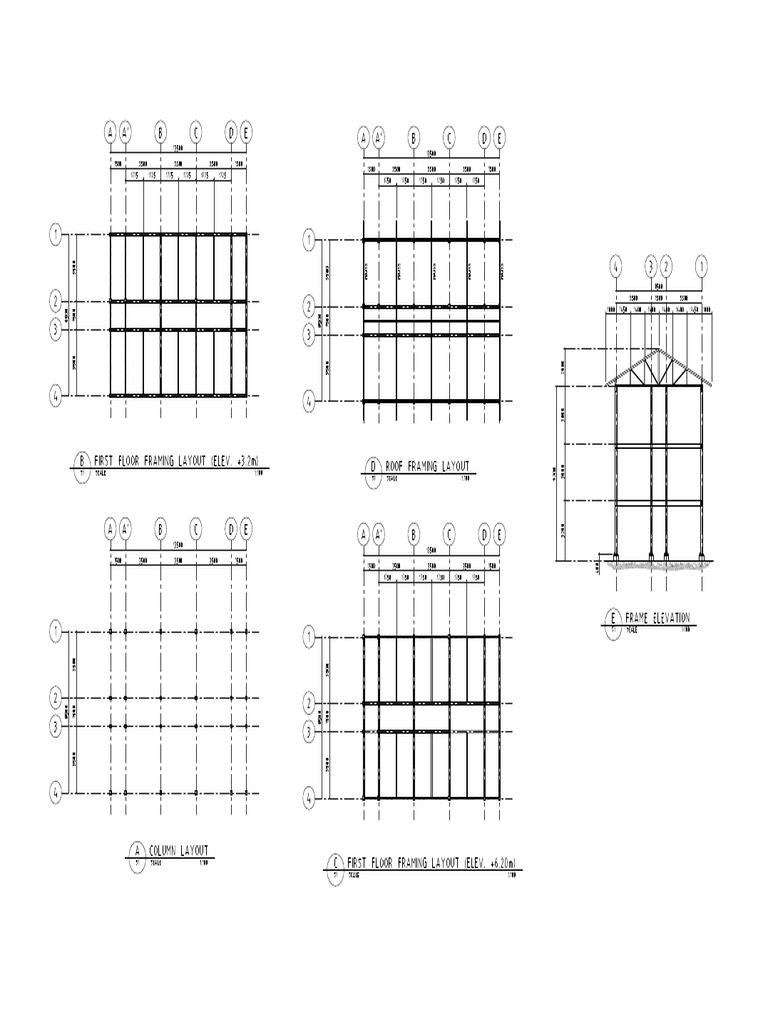Sample Steel Ga Drawing | PDF