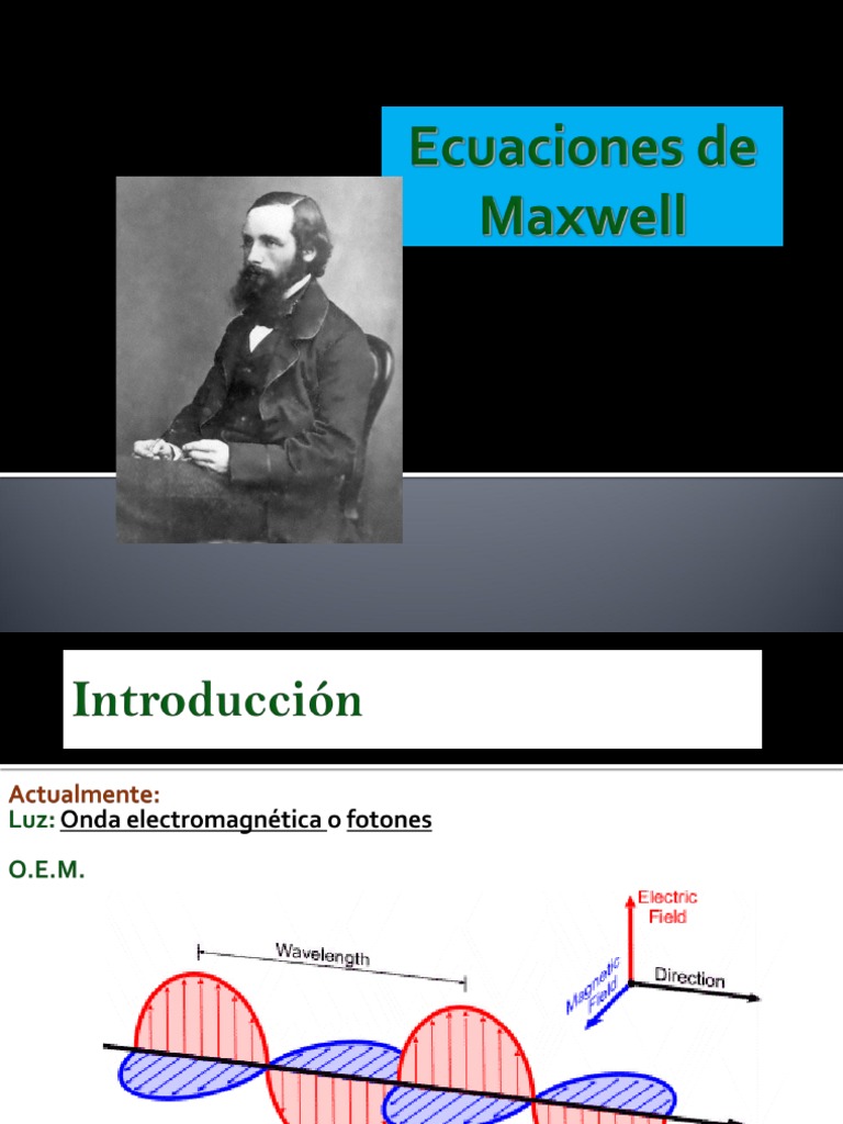 Ecuaciones de Maxwell | PDF | Campo magnético | Ecuaciones de Maxwell