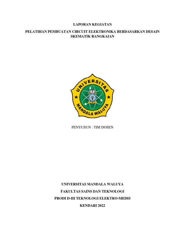 LAPORAN KEGIATAN PCB Layout | PDF