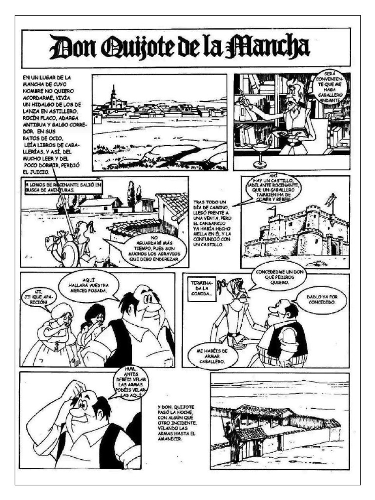 DON-QUIJOTE-DE-LA-MANCHA | PDF