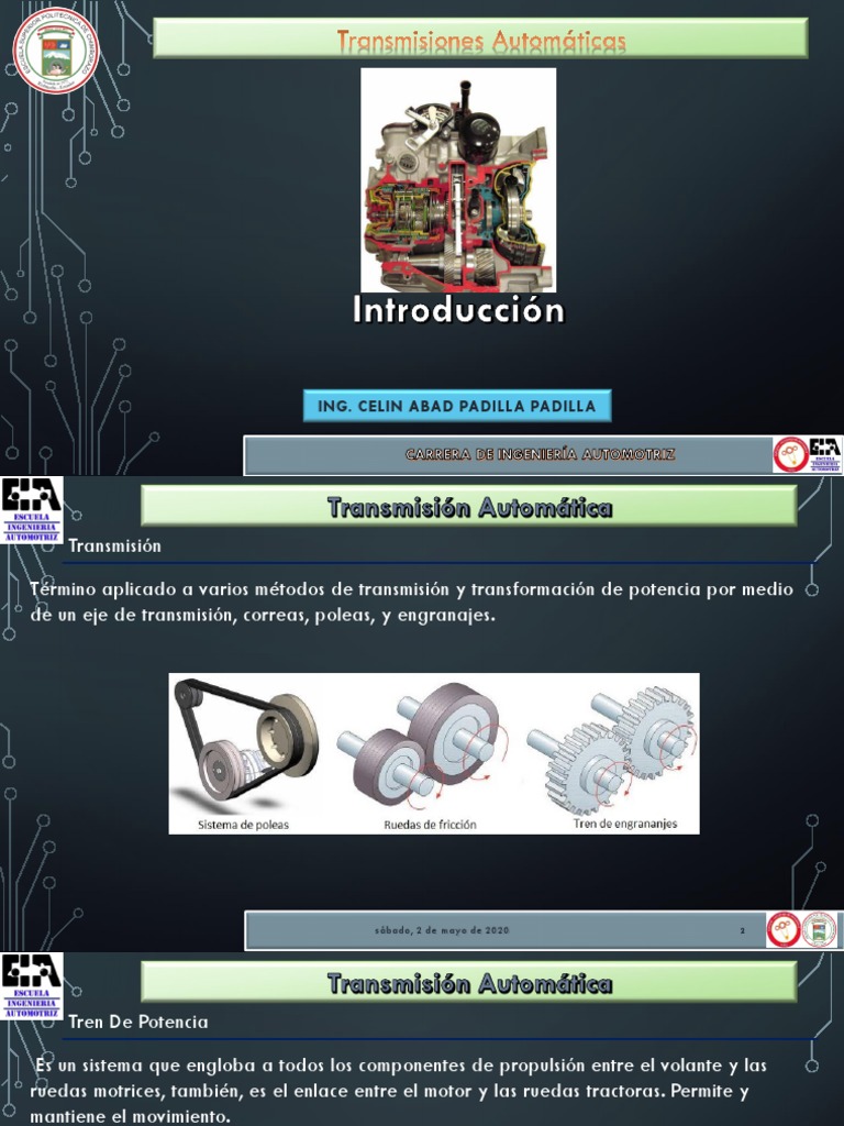 Clase 1 - Introduccion A Las Transmisiones Automaticas | PDF | Transmisión automática | Tracción ...