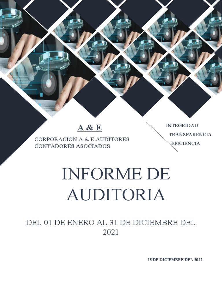 Informe de Auditoria-4 | PDF | Auditoría | Contabilidad