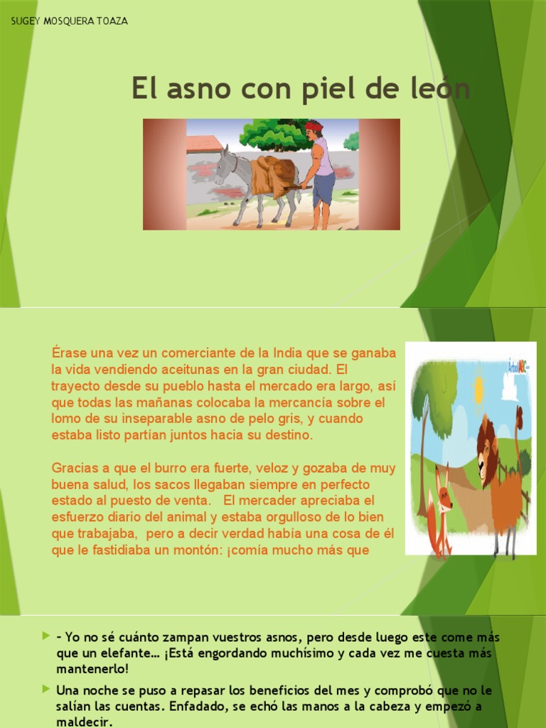 El Asno Con Piel de León | PDF | Burro