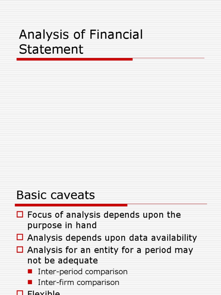 Analysis of Financial Statements | PDF | Dividend | Revenue